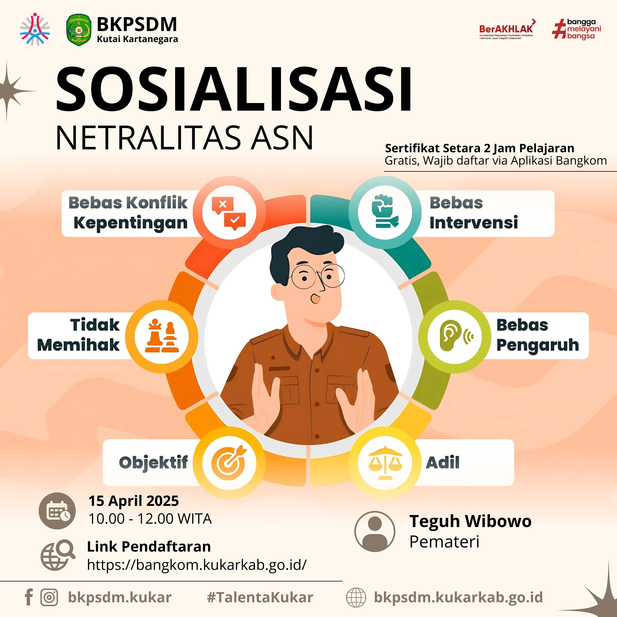 Sosialisasi Netralitas ASN Pada Pemungutan Suara Ulang